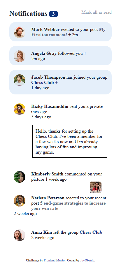 GitHub - JoyObaidu/Notification-page