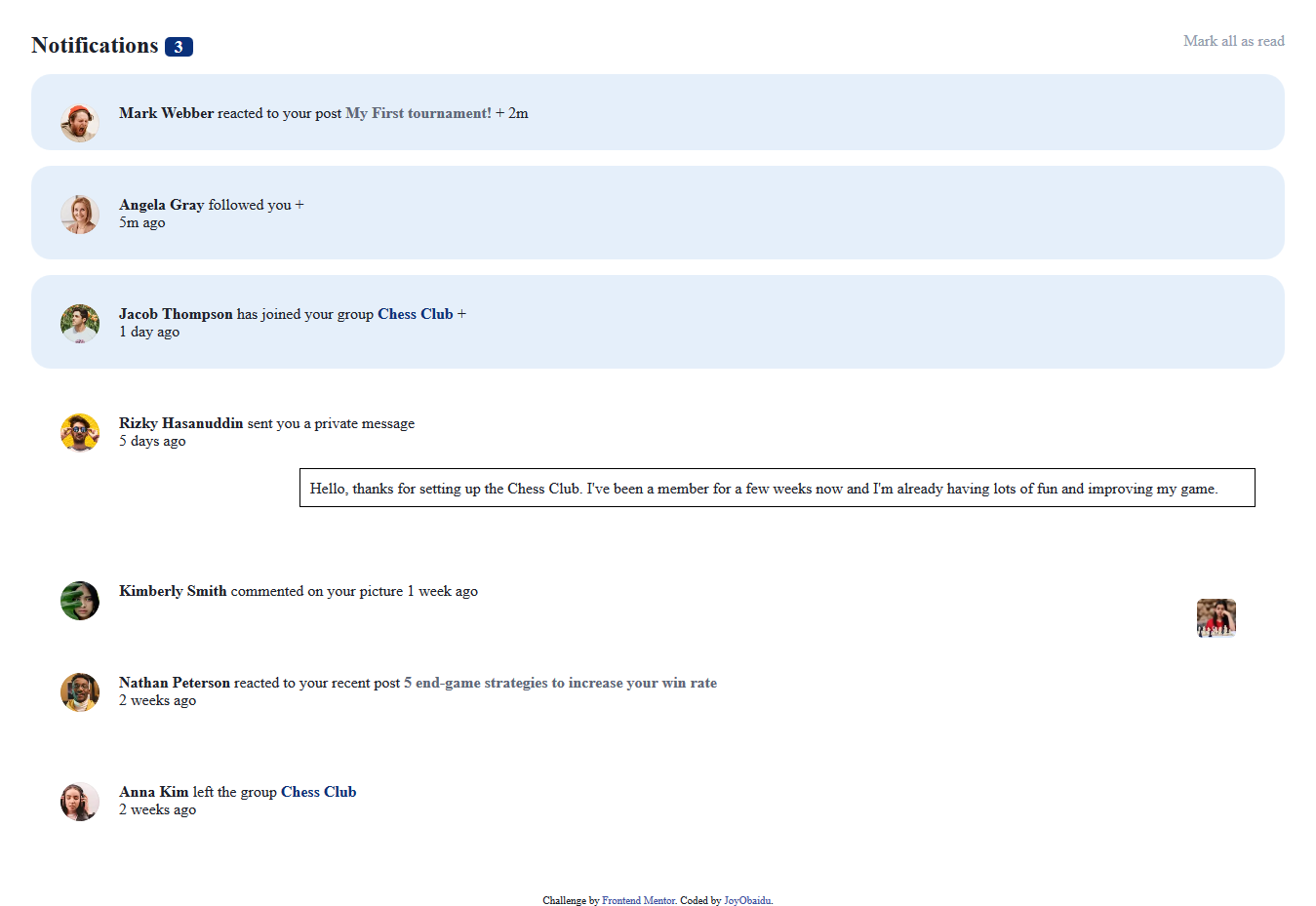 GitHub - JoyObaidu/Notification-page