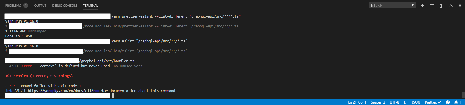Output Does Not Appear To Be Sent To Eslint · Issue 153 · Prettierprettier Eslint Cli · Github