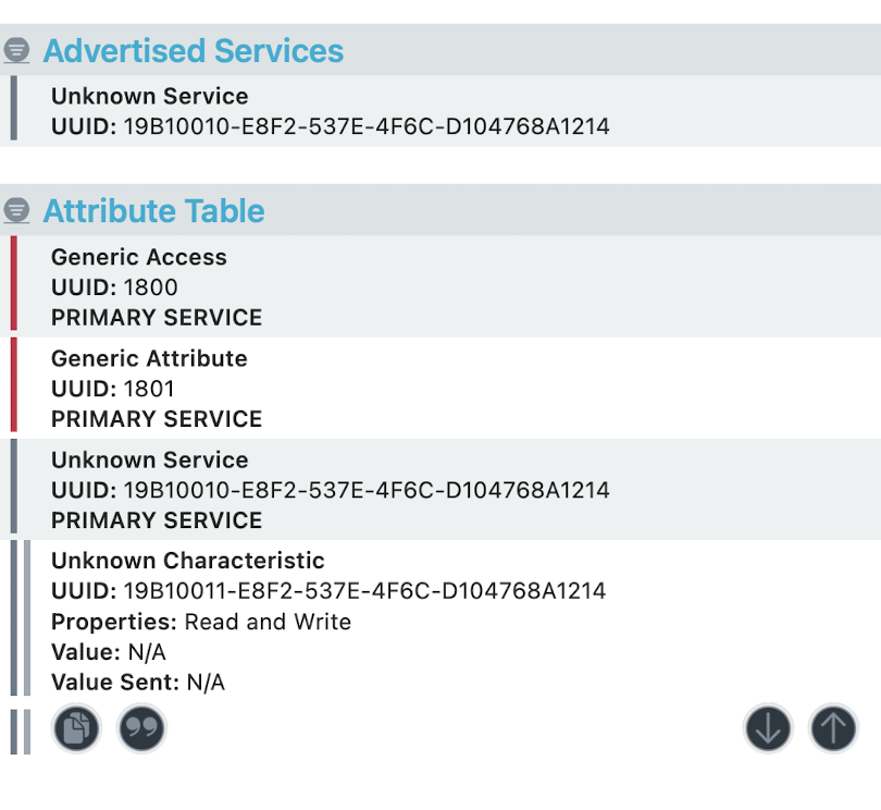 Adding a second characteristic stops the service to be reachable · Issue #309 · arduino ...
