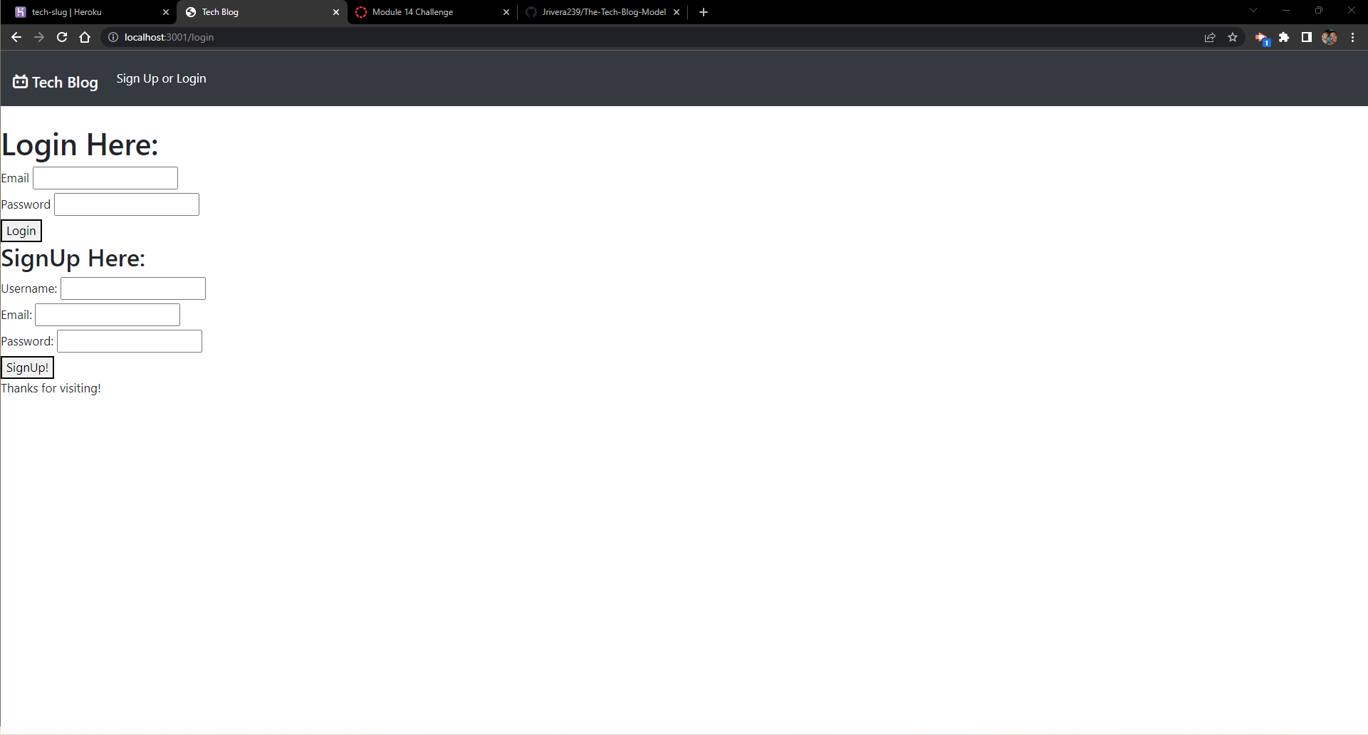 GitHub - Jrivera239/The-Tech-Blog-Model