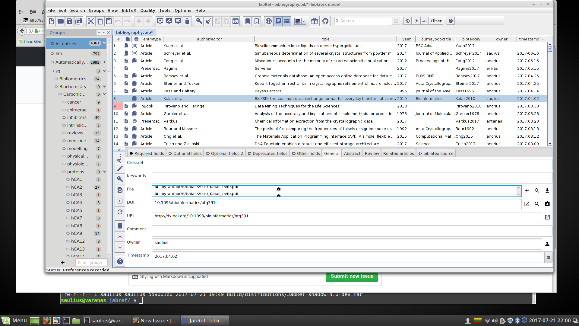 JabRef seems to ignore the "Filename format pattern" and the "File directory pattern", and finds ...