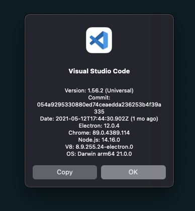 VS Code cannot check for updates after updating to MacOS Monterey Beta ...