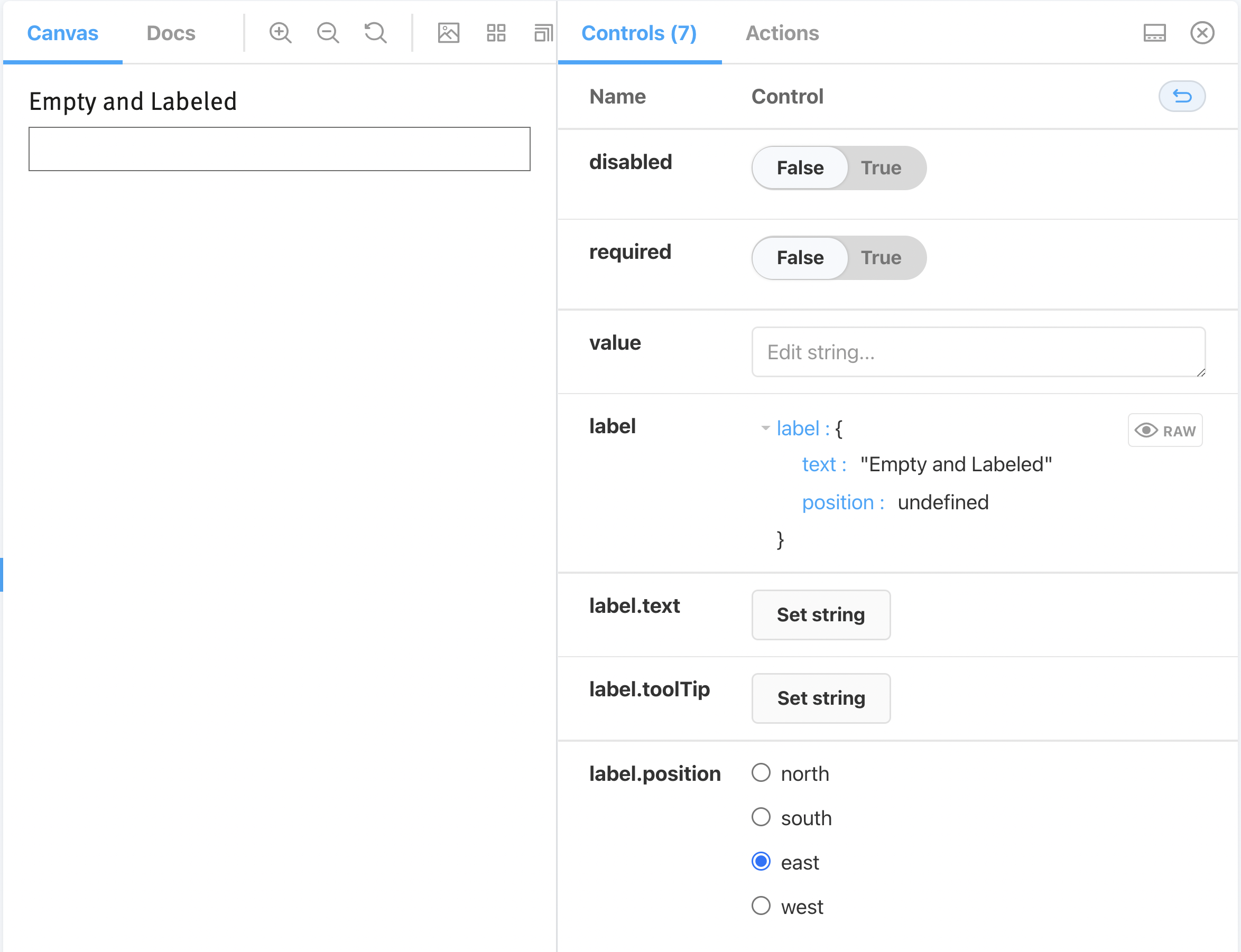 Allow defining controls for argTypes that are objects (nested properties) · Issue #16089 ...