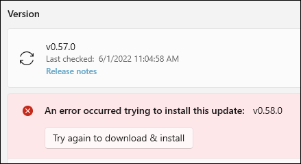 Error updating to latest version (0.57.0 to 0.58.0) · Issue #18570 ...