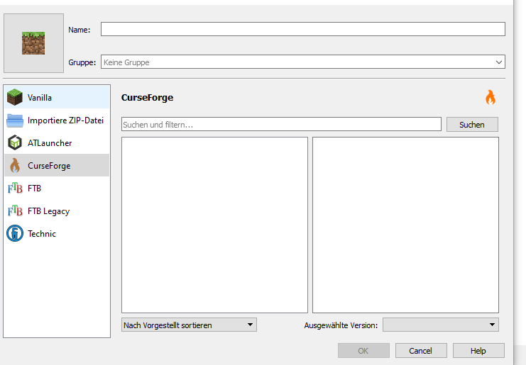 Issue on dowloading modpacks from Curseforge in launcher and website · Issue #4742 · MultiMC ...