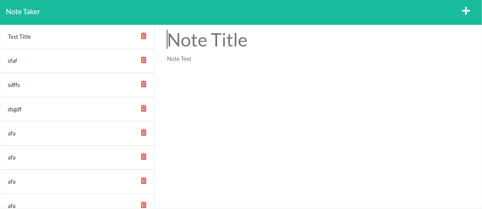 GitHub - tillzmh/Module11noteTaker