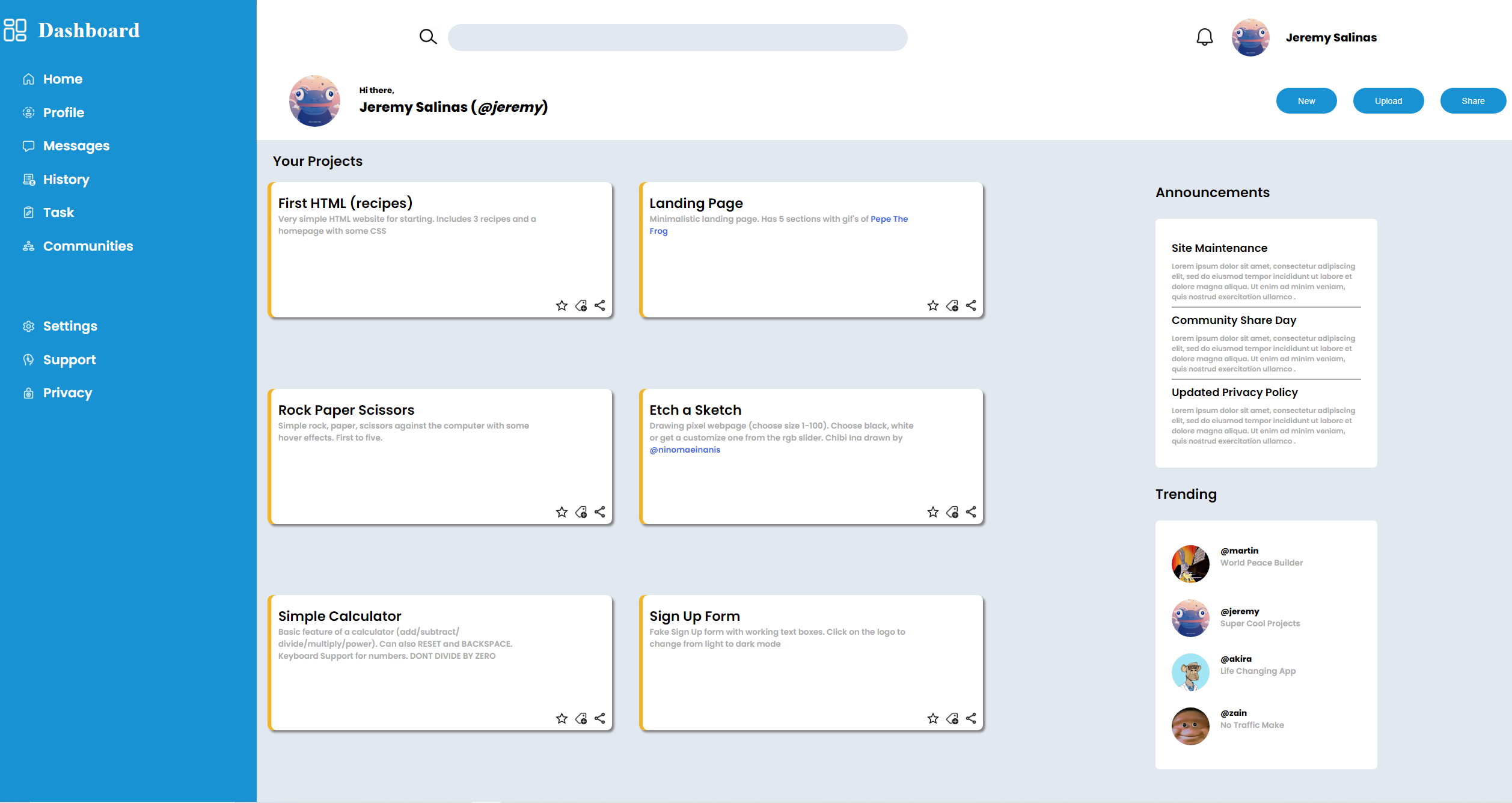 Github Jeremysalinas Admin Dashboard