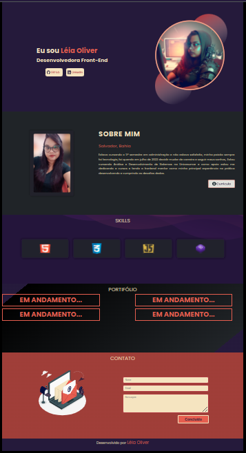 GitHub - DaviSilv4/portifolio-Leia: Projeto feito com HTML5, CSS3, Ainda falta: responsivo ...