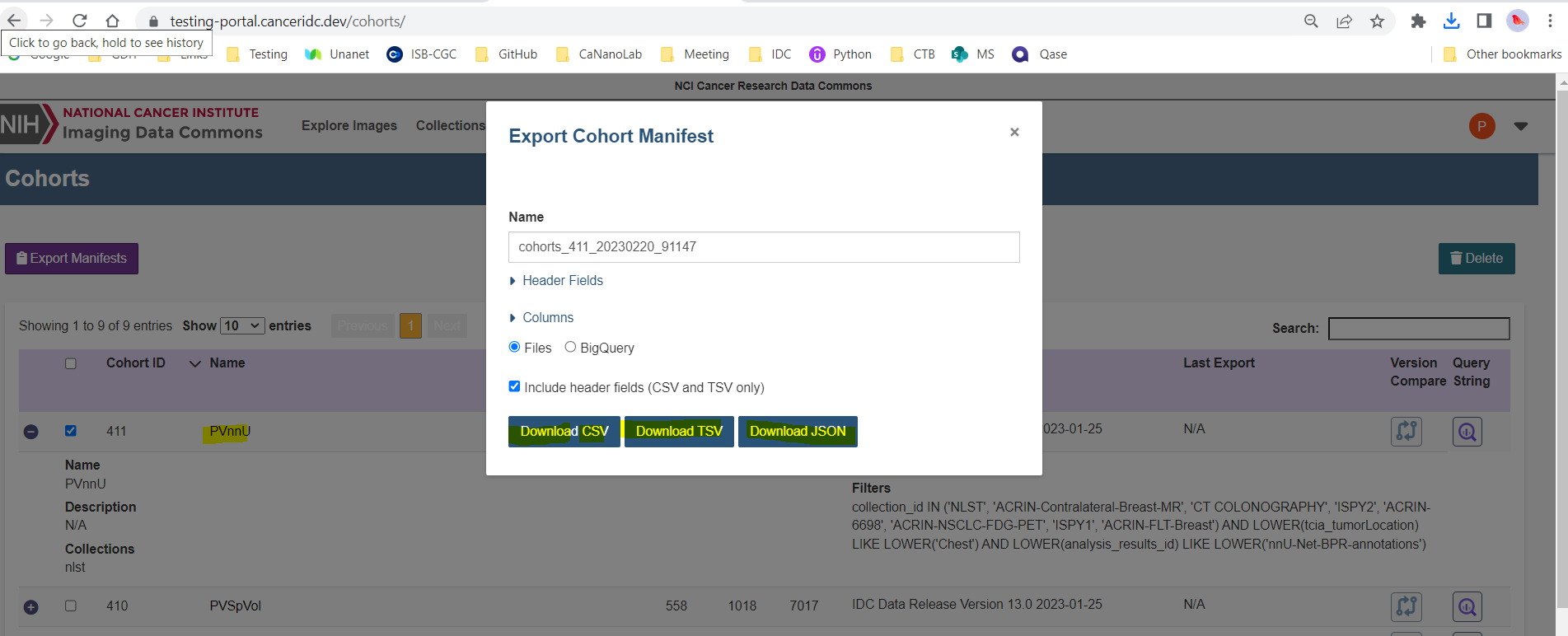 Add Version 13 Data To The Portal · Issue 1145 · Imagingdatacommons Idc Webapp · Github