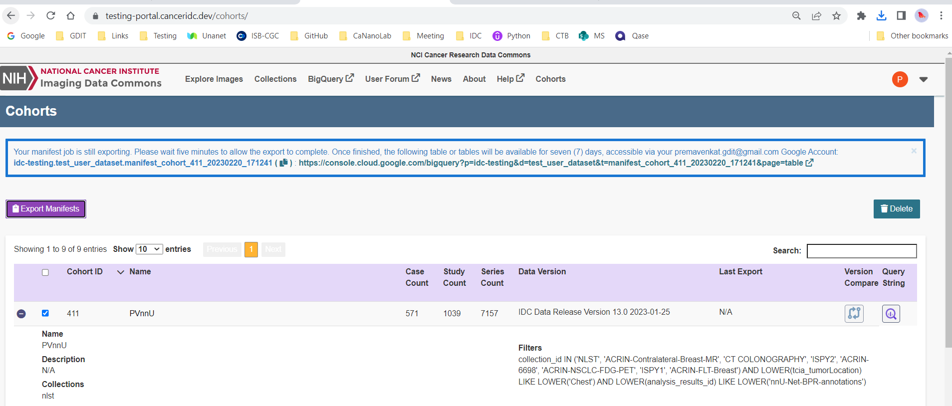 Add Version 13 Data To The Portal · Issue 1145 · Imagingdatacommons Idc Webapp · Github