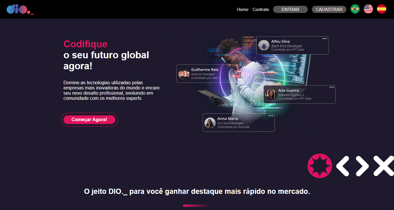 GitHub - wbarbieri/dio-html-css: Recriando a página inicial da Digital Innovation One.
