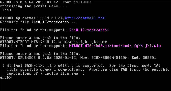 to_g4d_path does not allow for spaces · Issue #97 · a1ive/grub2-filemanager · GitHub
