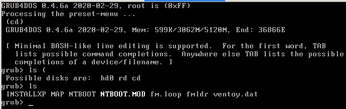 No such command: /MAP · Issue #287 · a1ive/grub2-filemanager · GitHub