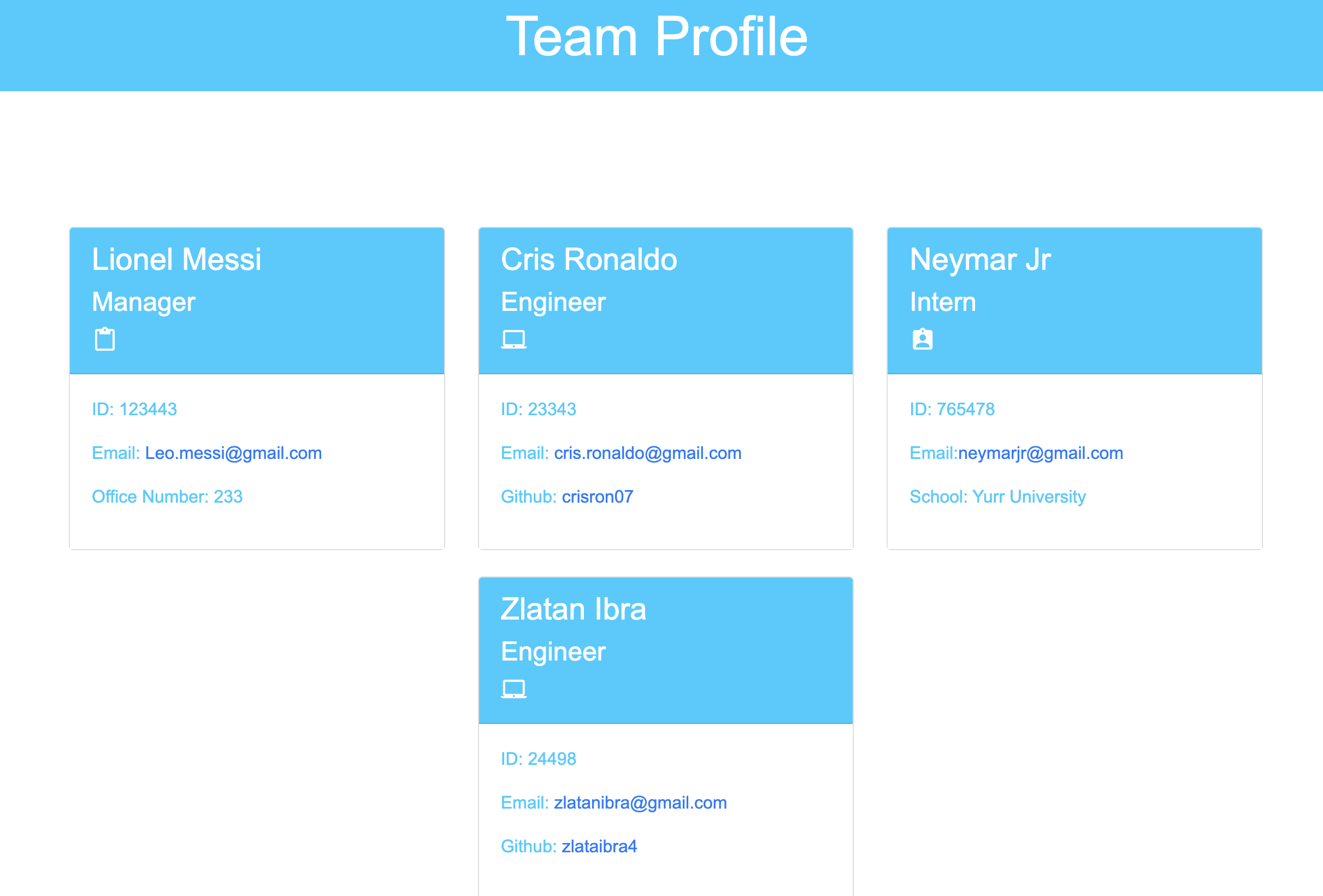 GitHub - gio2nice/team-profile-generator