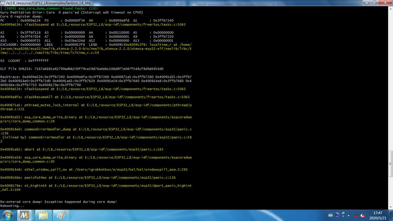 关于偶发esp_timer崩溃 · Issue #140 · espressif/esp-mdf · GitHub