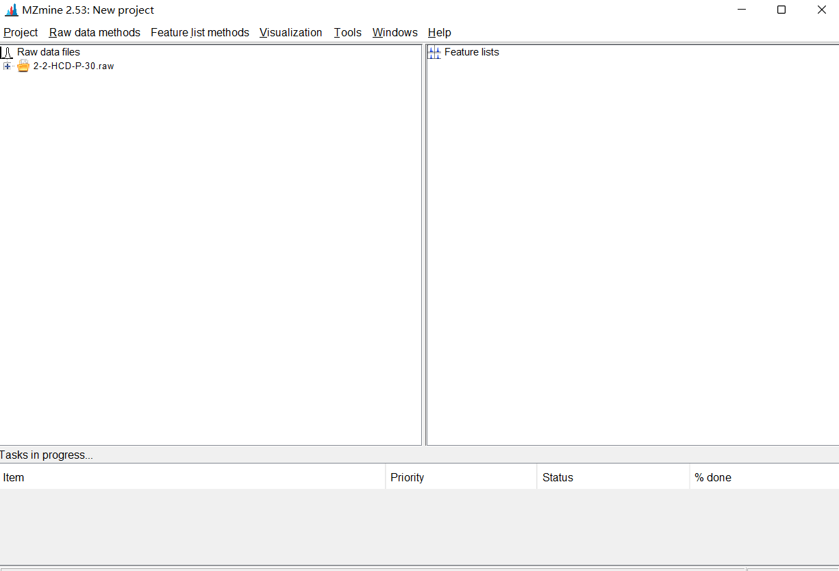 Error Importing Thermo Raw And Mzml Files · Issue 823 · Mzminemzmine · Github 