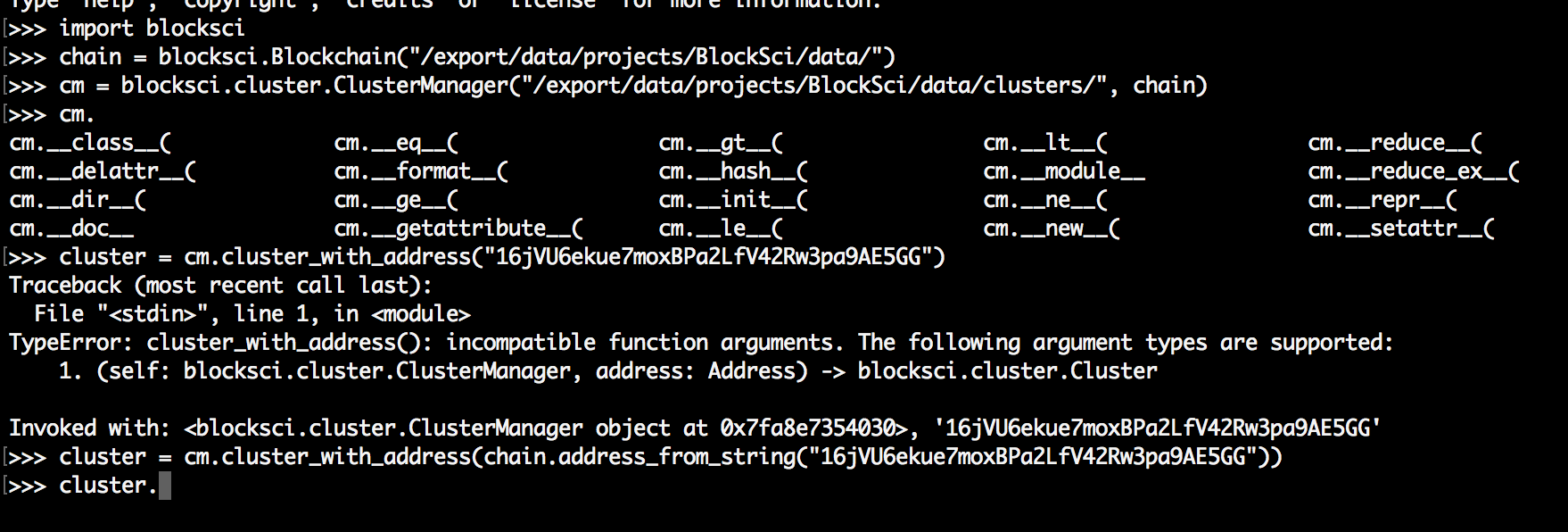 Cluster methods extremely slow · Issue #143 · citp/BlockSci · GitHub