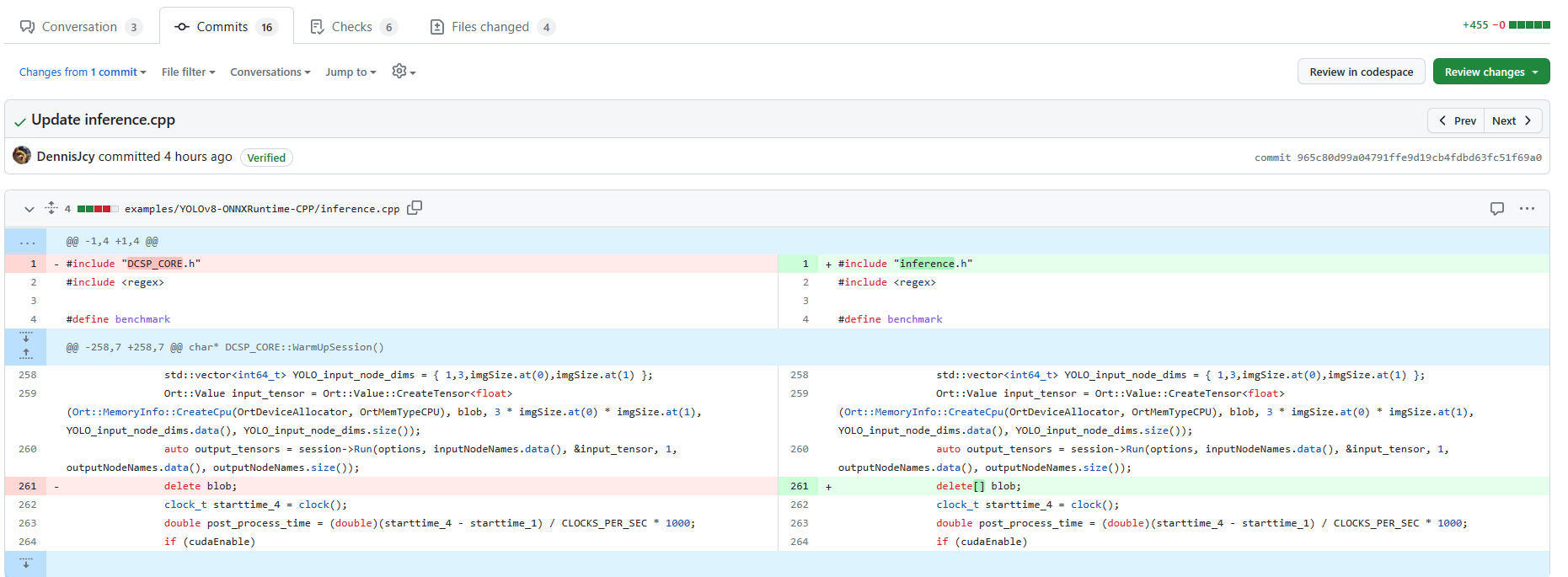 [pr] Update Yolov8 Onnxruntime Cpp · Issue 3454 · Ultralytics Ultralytics · Github