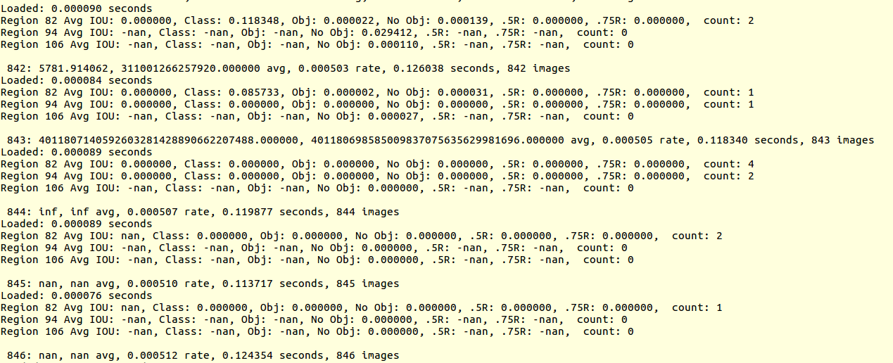 nan Avg (average loss) issue while training · Issue #652 · pjreddie ...