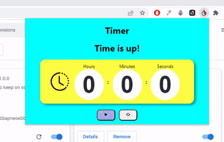 timer-extension - Codesandbox