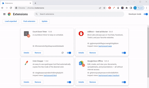 timer-extension - Codesandbox