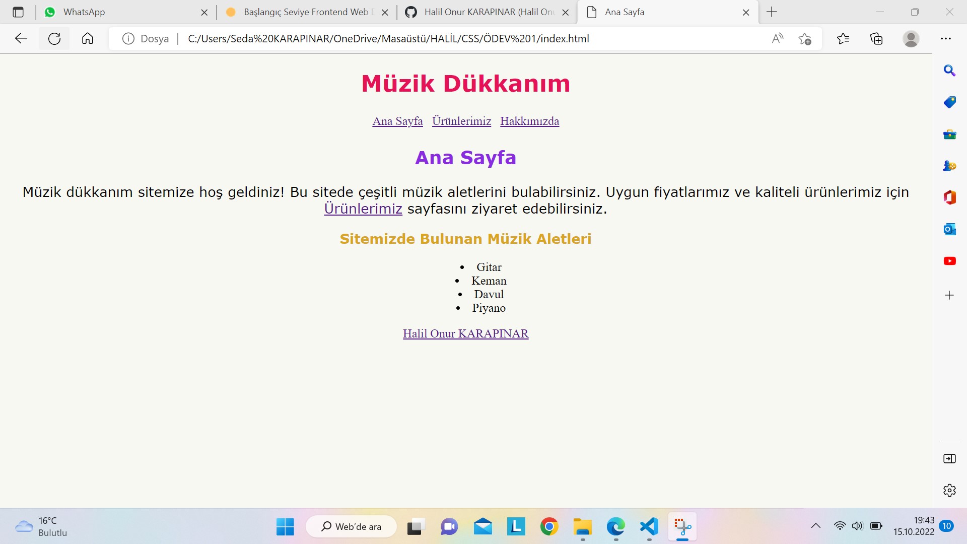 GitHub - HalilOnurKARAPINAR/CSS-ODEV-1: CSS Ödev 1
