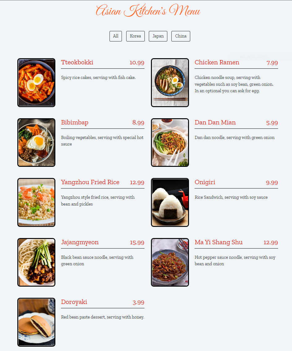 GitHub - HalilOnurKARAPINAR/JavaScript-Asian-Kitchen-s-Menu: Kodluyoruz Front-End Eğitimi ...