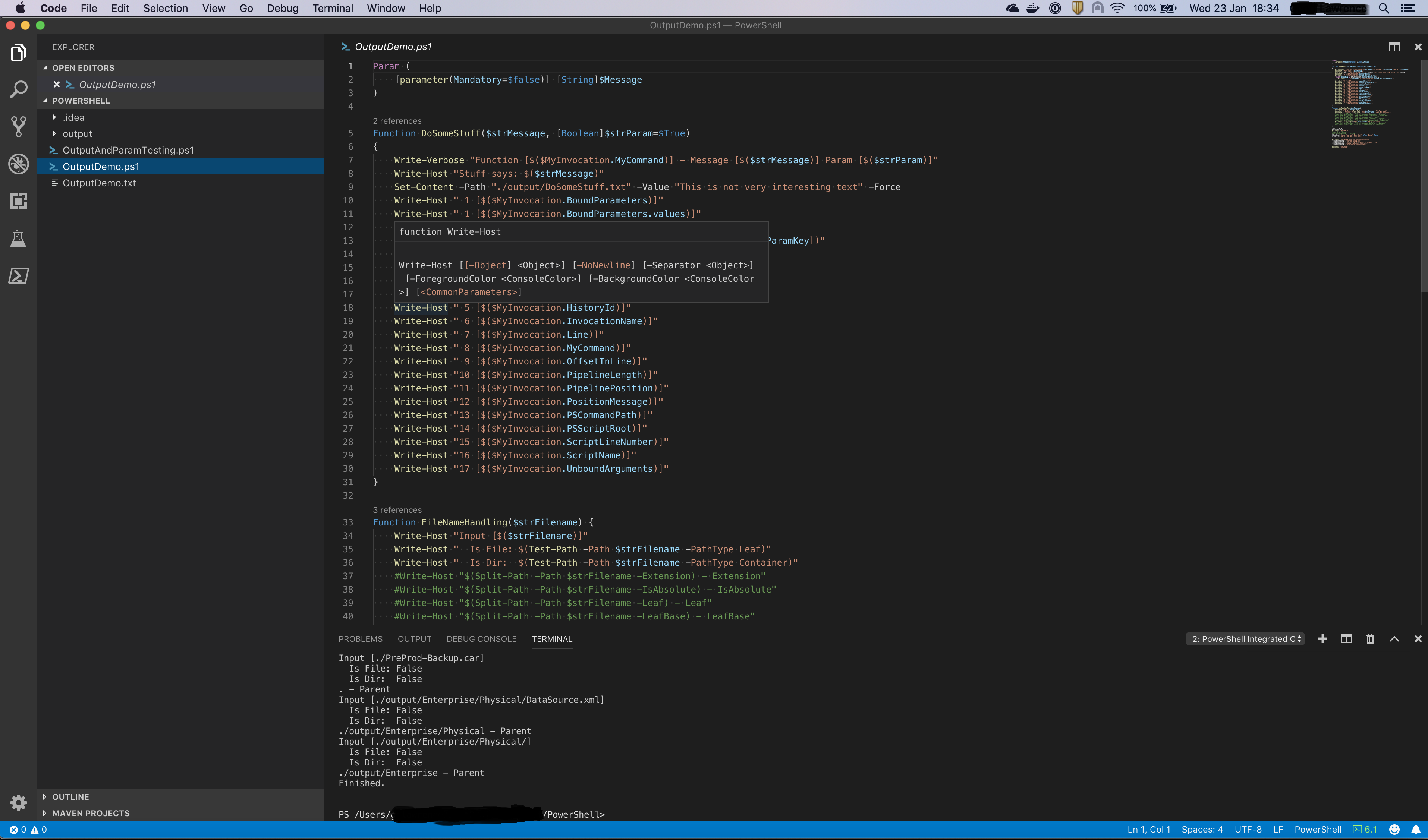 Integrated Console looks odd after a clear · Issue #1717 · PowerShell ...