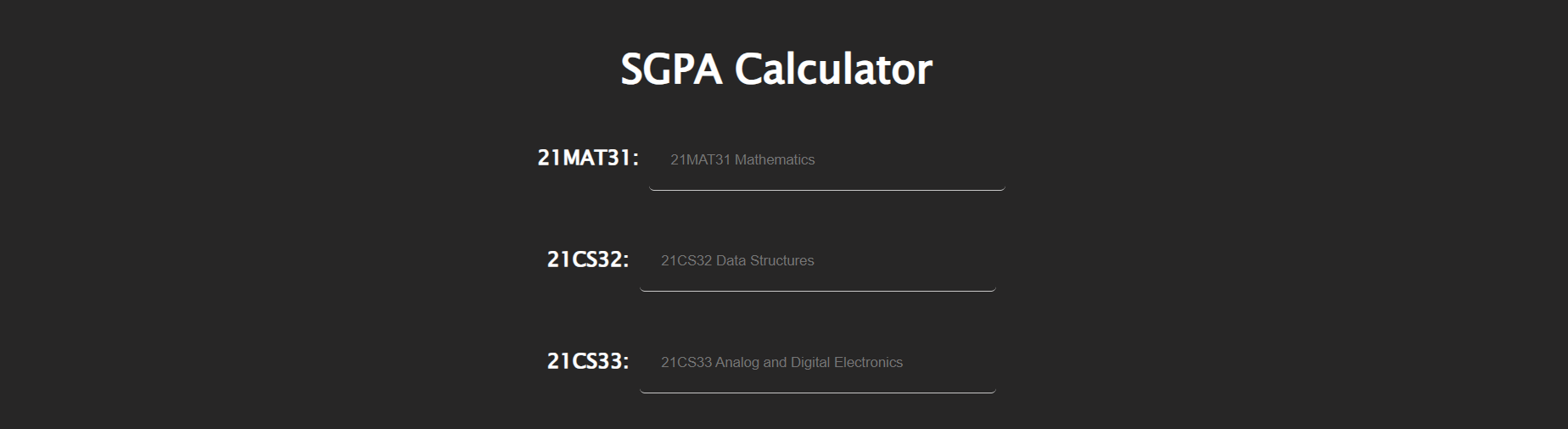 GitHub - PallaviHarish/SGPA-Calculator