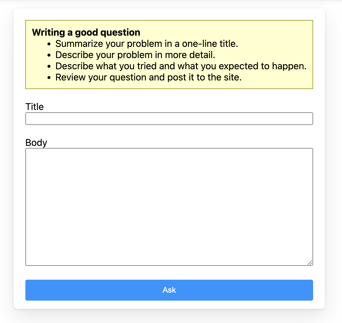 GitHub - WilliamWeihnacht/stackoverflow-clone