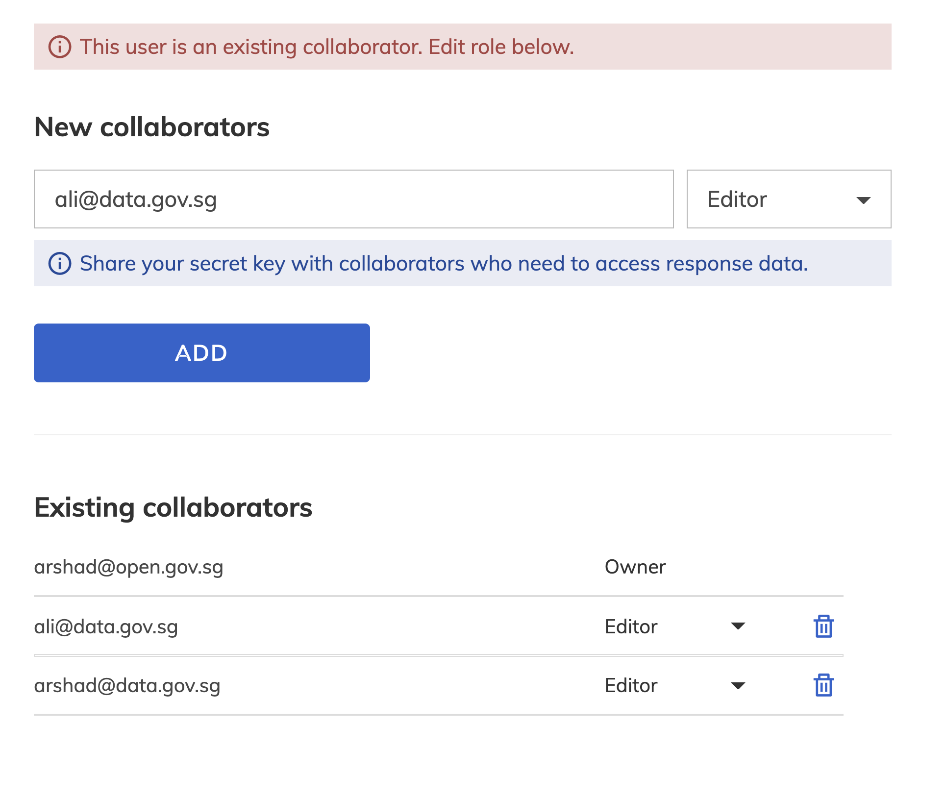 Transfer form ownership polish · Issue #347 · opengovsg/FormSG · GitHub