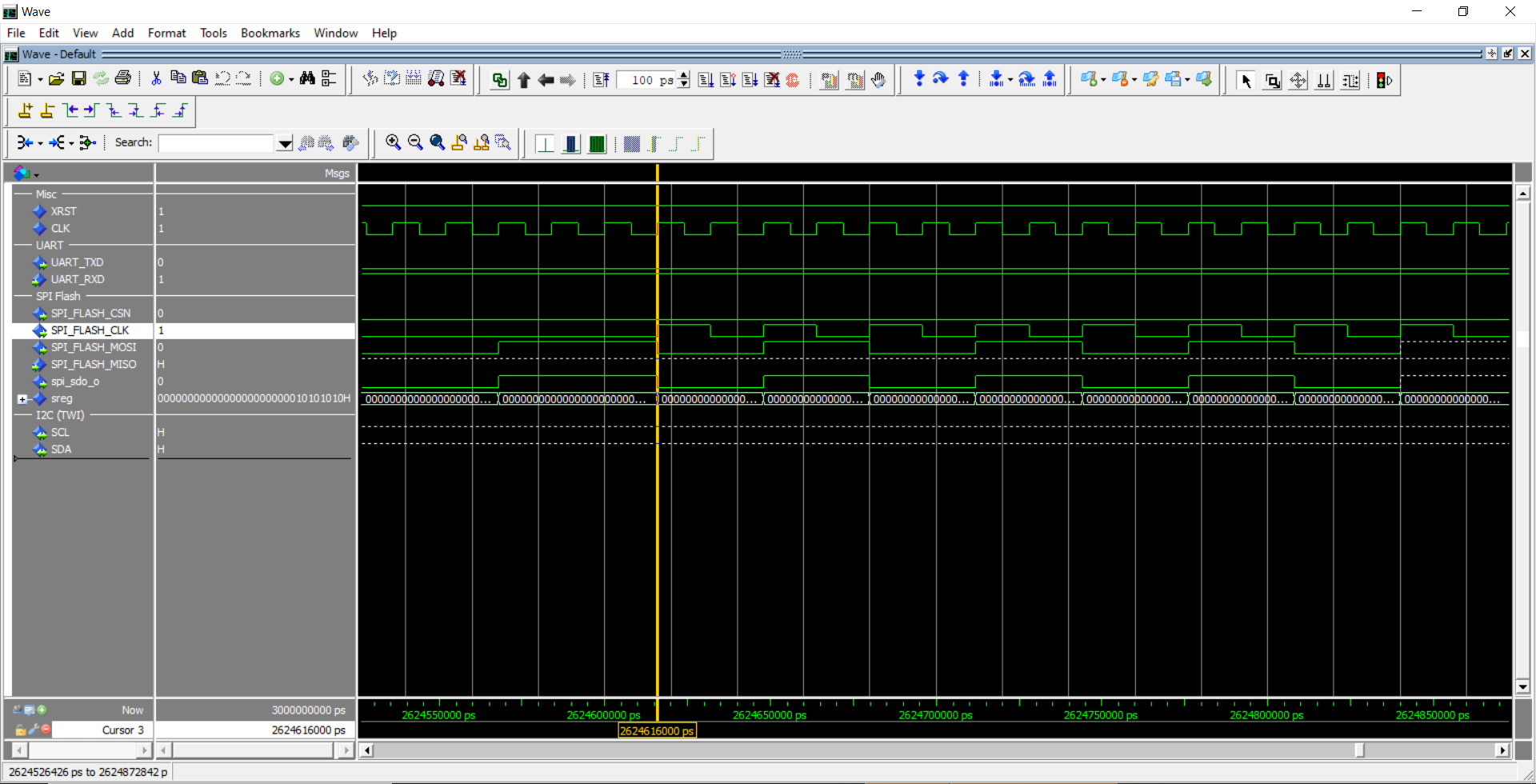 Full SCK cycle shift of MOSI in SPI Mode 0 with activated Highspeed ...
