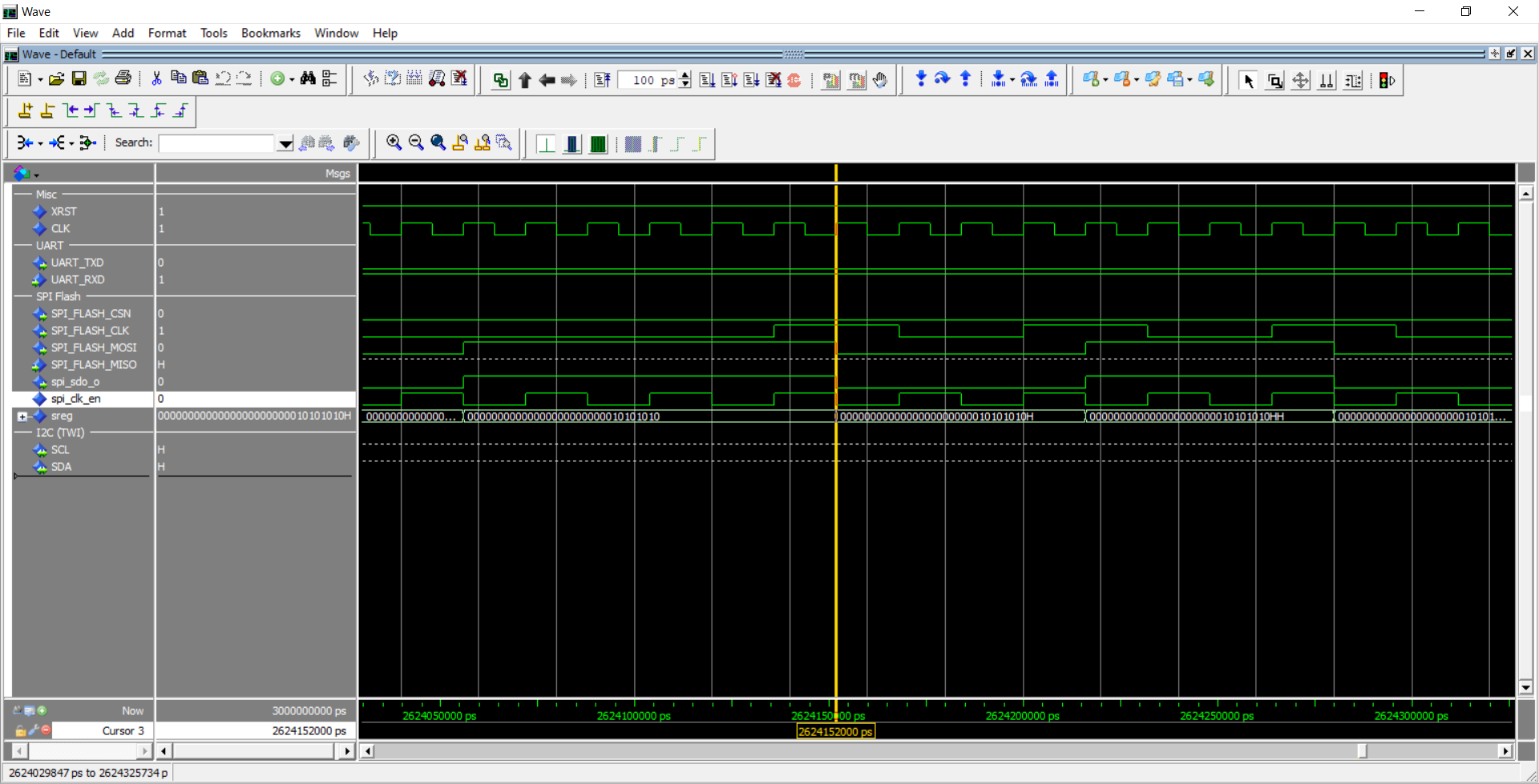 Full SCK cycle shift of MOSI in SPI Mode 0 with activated Highspeed ...