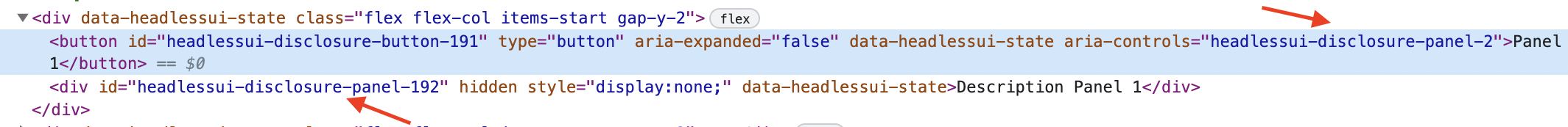 [Vue] Wrong `aria-controls` attribute value in `Disclosure` component · Issue #2554 ...