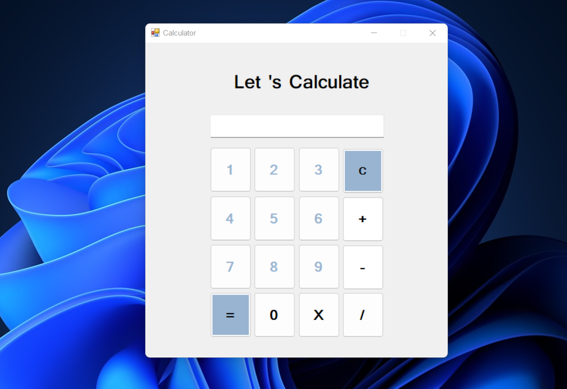 GitHub - Harikrishnasinh/csharpCalculator