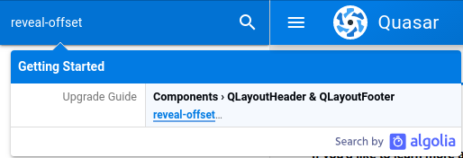 [v1 docs bug] Not all content index by search engine. · Issue #4379 · quasarframework/quasar ...