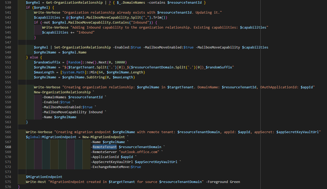New-OrganizationRelatioship missing MailboxMoveCapability · Issue #27 ...