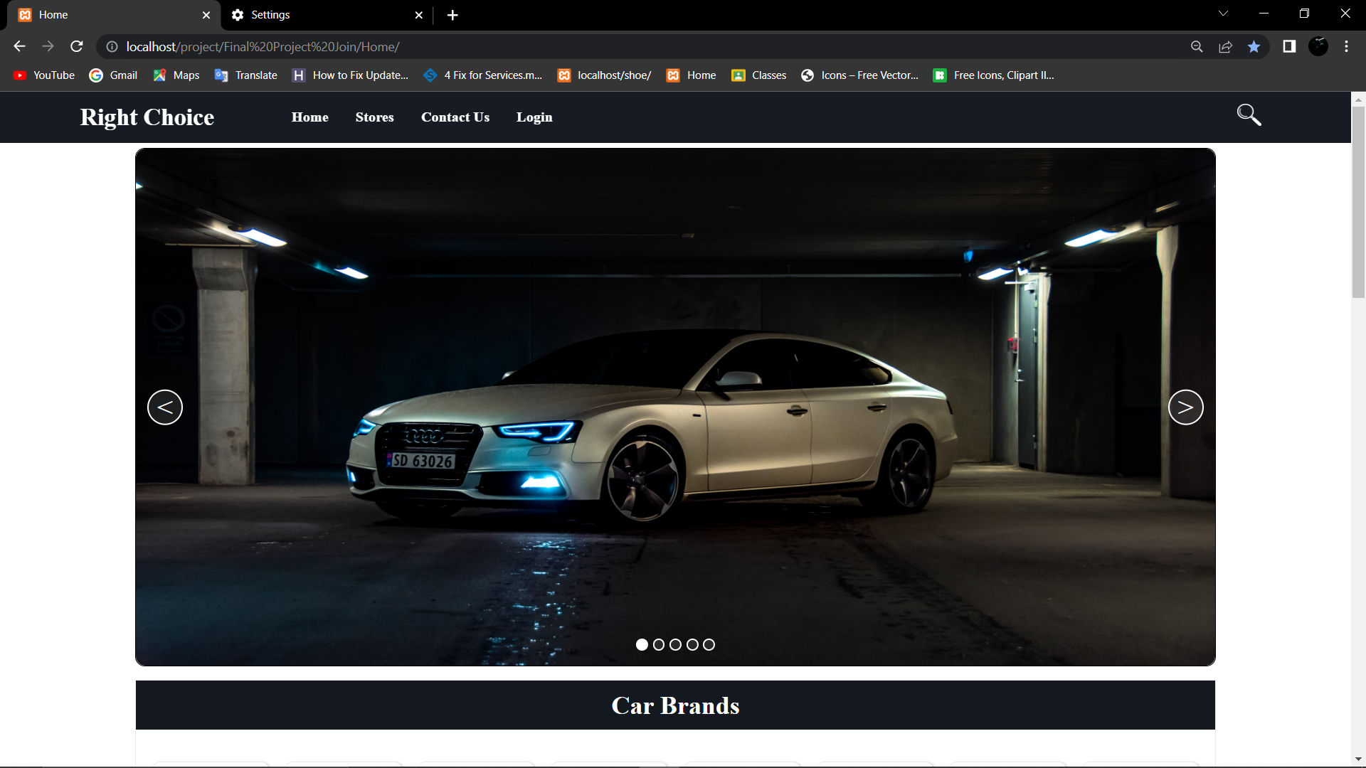 GitHub - Kunal-Mathur1/Right-Choice: Right Choice is a Cars information website where we can see ...