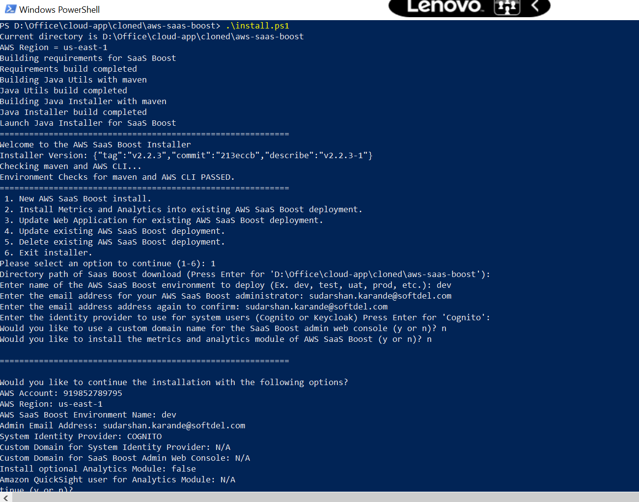 Tenant onboarding is failing with sample JAVA application · Issue #523 · awslabs/aws-saas-boost ...