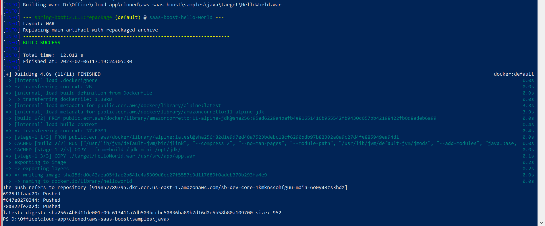 Tenant onboarding is failing with sample JAVA application · Issue #523 · awslabs/aws-saas-boost ...