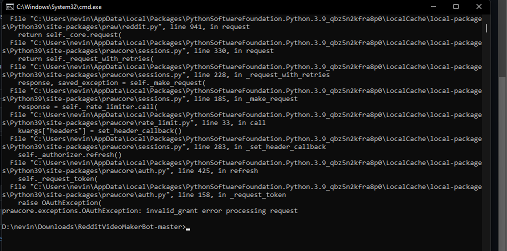 ERROR: Could not open requirements file: [Errno 2] No such file or directory: 'requirements.txt ...