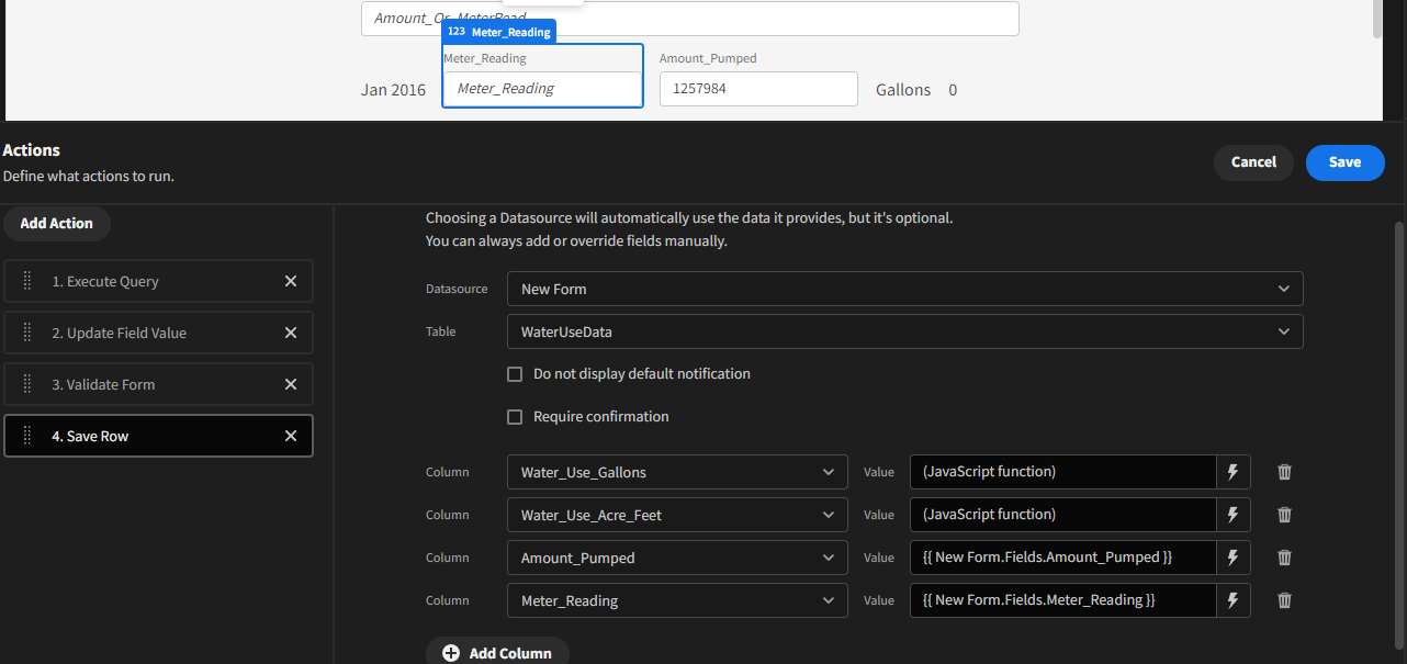 Field On Change Save Action vs Button Save Action · Budibase budibase ...