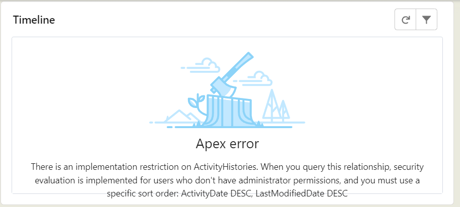 Apex Error: ActivityHistories have an implementation restriction for non-admins · Issue #194 ...