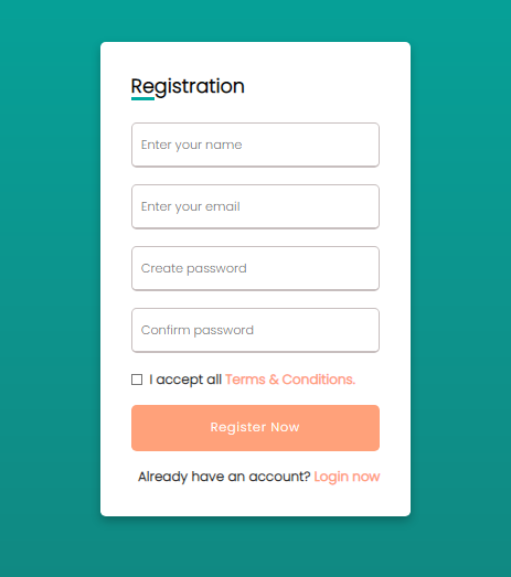 GitHub - Aturaddo/registration-forms: Registration form with terms of use.
