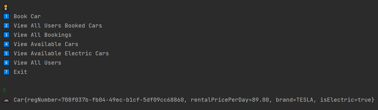 GitHub - younnes-chebli/cli-car-booking-application: Java CLI Car Booking Application
