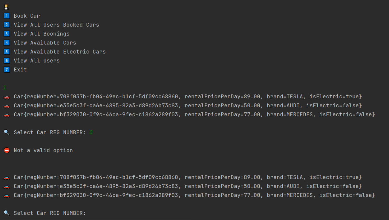 GitHub - younnes-chebli/cli-car-booking-application: Java CLI Car Booking Application