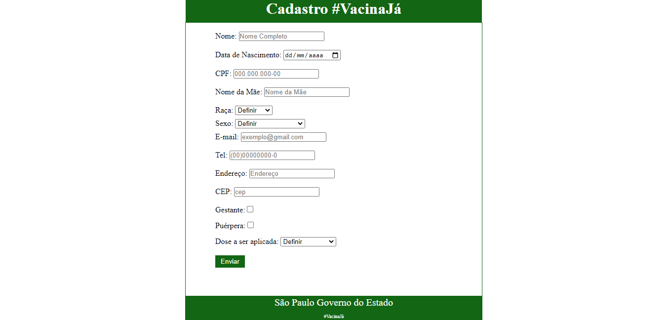 GitHub - nevesary/ficha-cadastral: campo de cadastro