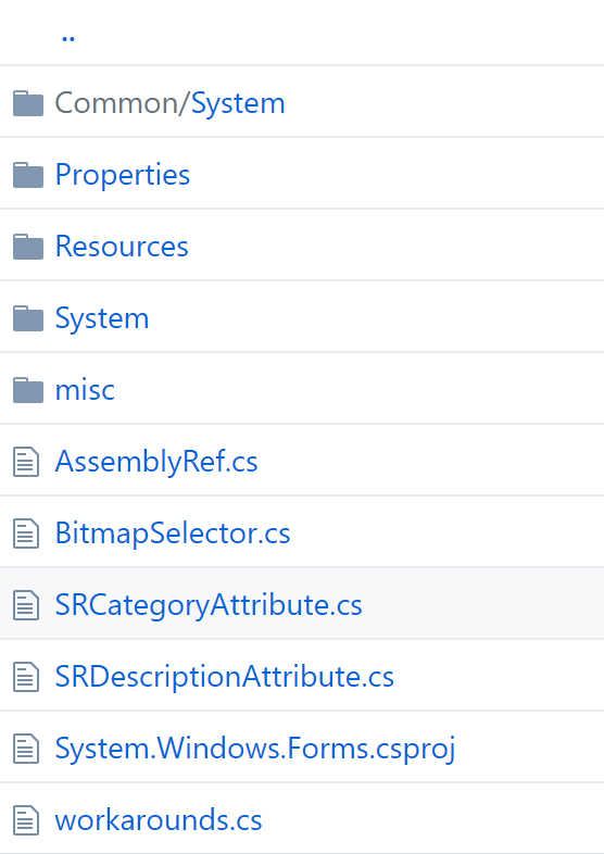 Repository organisation · Issue #519 · dotnet/winforms · GitHub