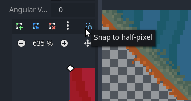 TileSet > Physics > Collision shape editing: add option/mode allow snap to integer pixel ...